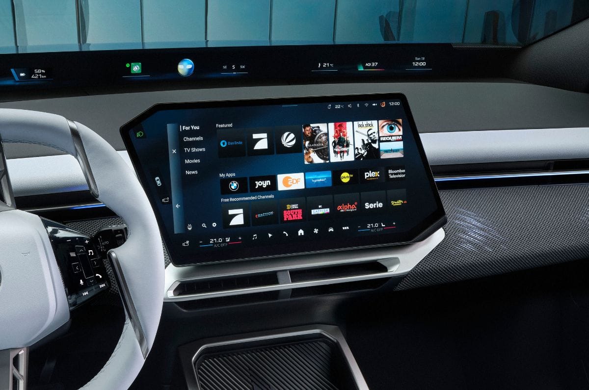 BMW iX3 at CES 2026 showcased with next-gen tech features ...