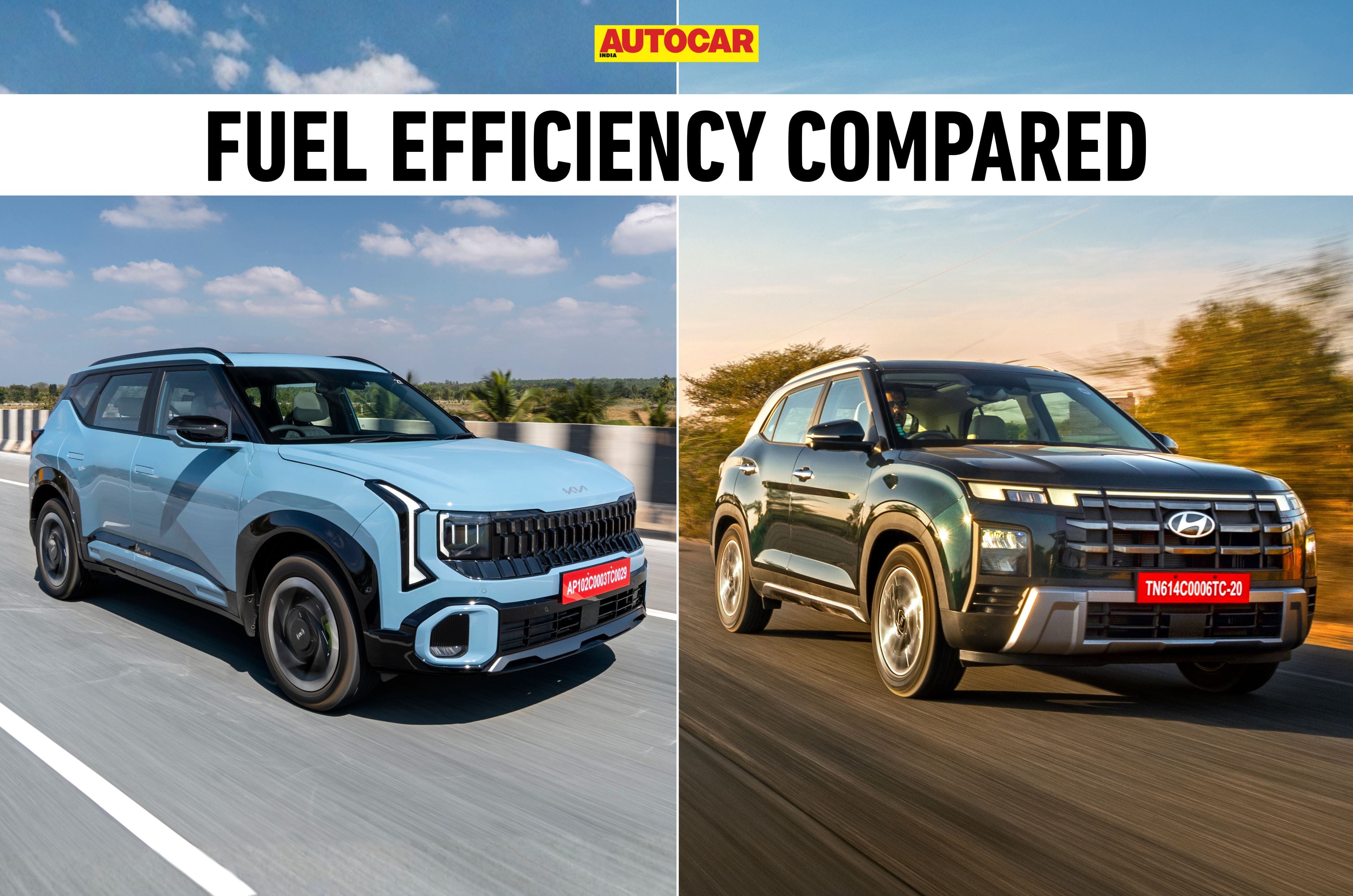 Kia Seltos vs Hyundai Creta petrol CVT: Real world mileage compared ...