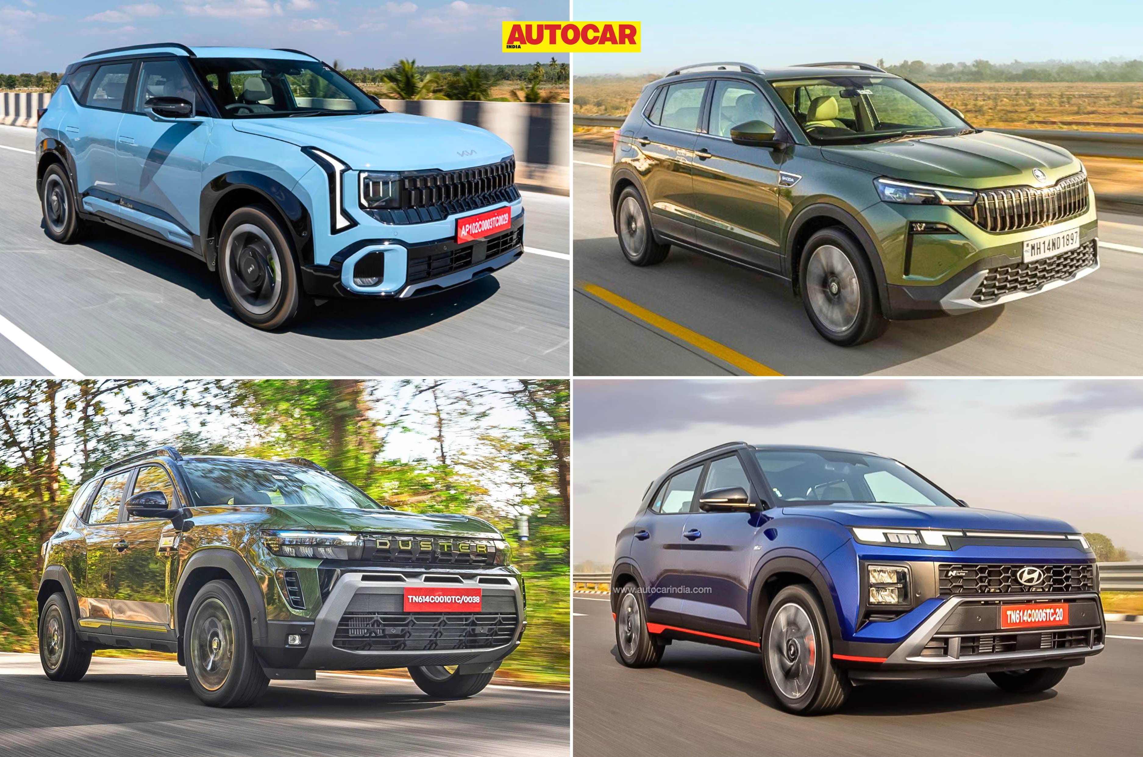 All turbo-petrol midsize SUVs ranked as per ARAI mileage - Introduction ...