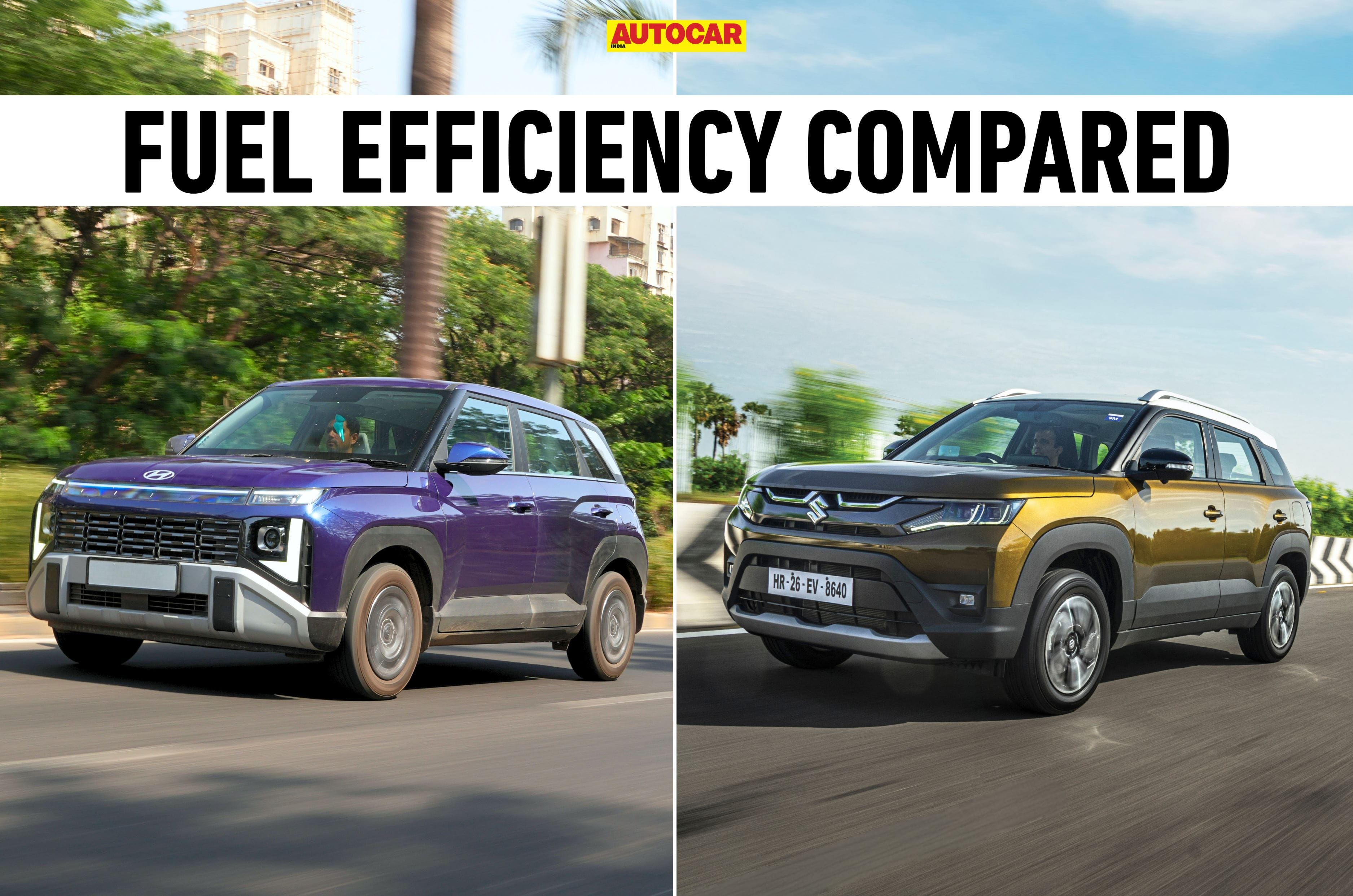 Hyundai Venue vs Maruti Brezza petrol MT real-world mileage compared ...