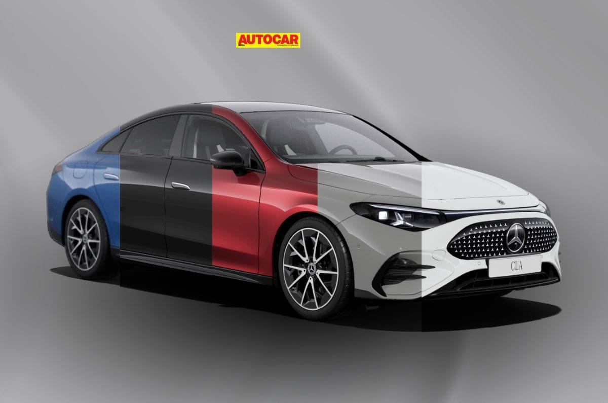 India-spec Mercedes-Benz CLA Electric colours gallery - Introduction ...