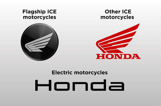 Honda announces separate emblems for electric and ICE motorcycles ...