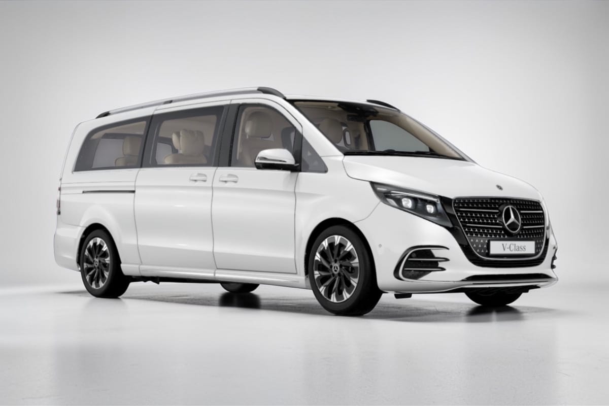 Mercedes-Benz V-Class Metallic Rock Crystal White – Check Metallic Rock ...