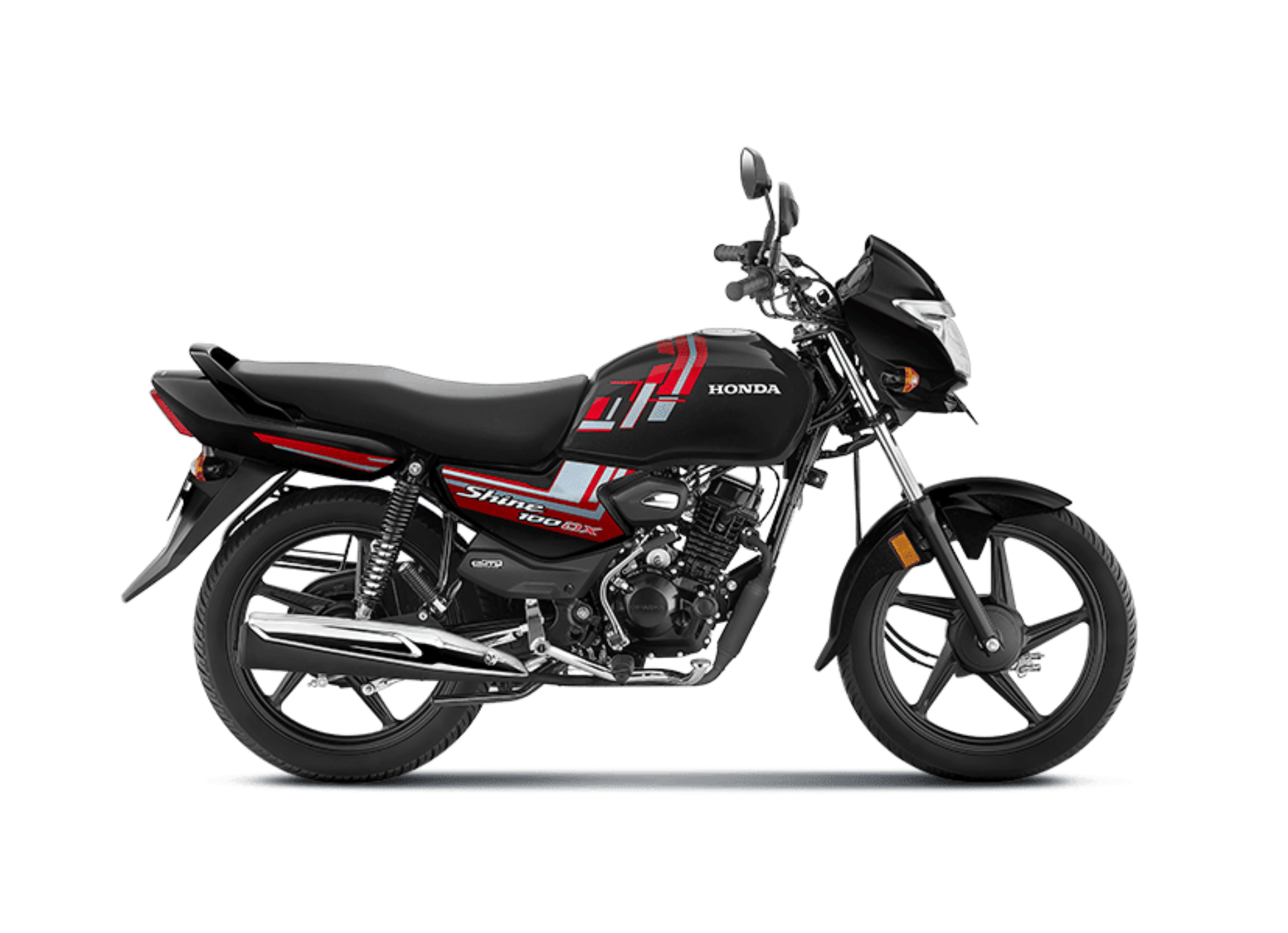 Honda Shine 100 DX Pearl Igneous Black color Image – Shine 100 DX ...