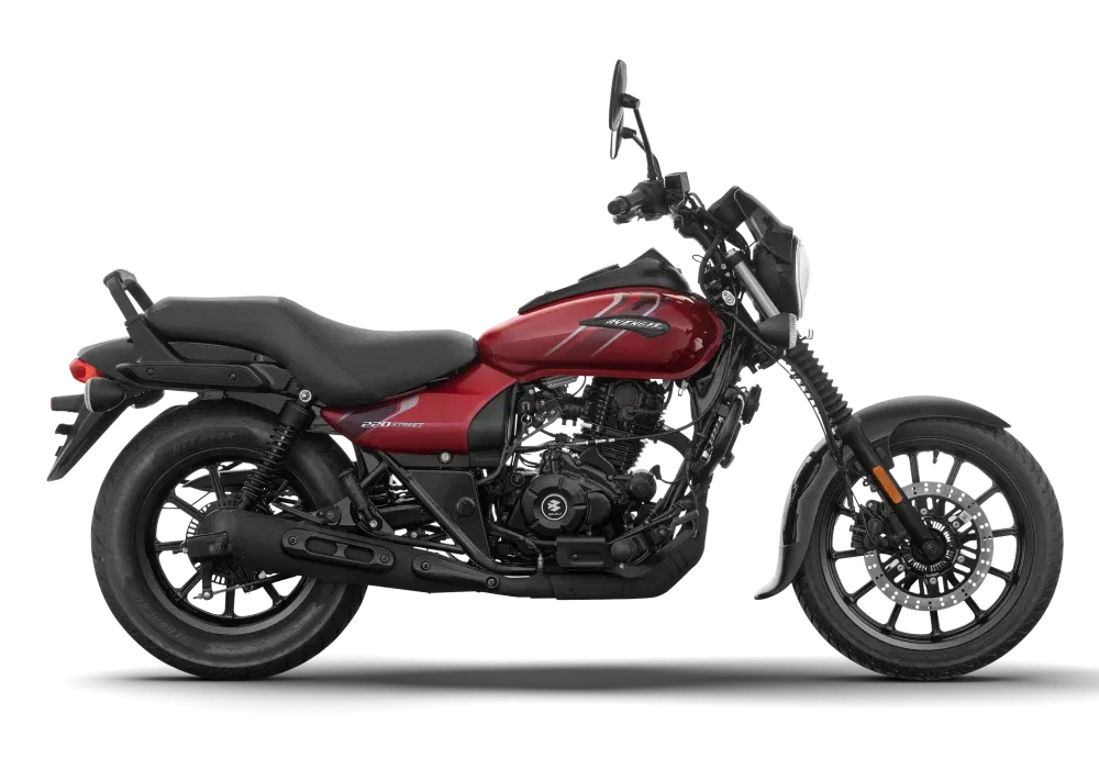 Bajaj Avenger 220 Street Cocktail Wine Red – Check Cocktail Wine Red ...