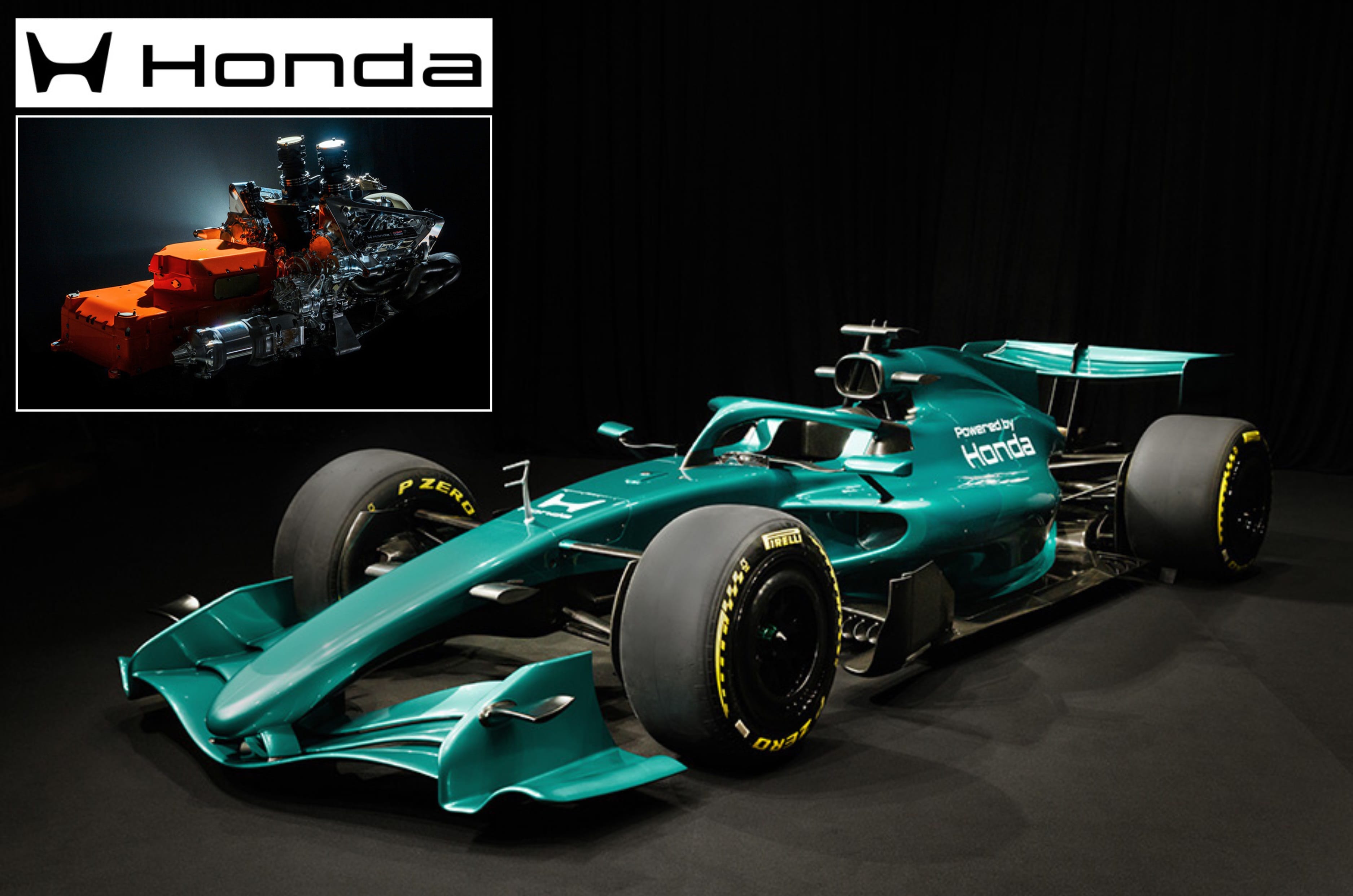 Honda unveils new F1 engine for Aston Martin Aramco Formula 1 team ...
